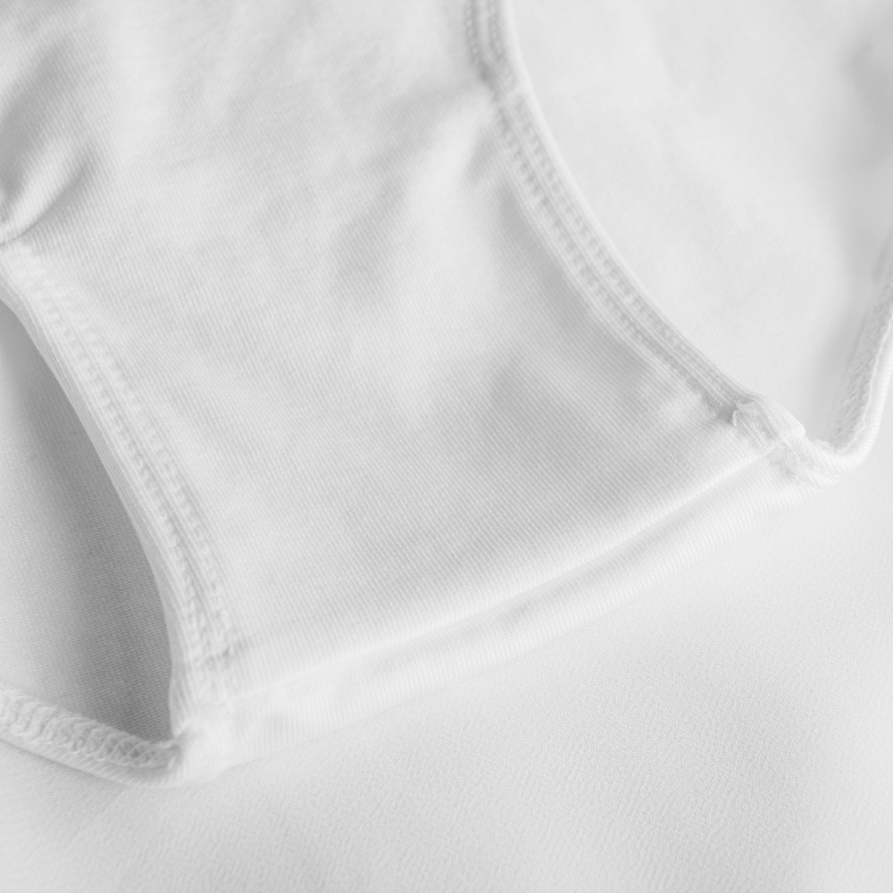 Rumpf kortermet leotard med skjørt, hvit - Dansebutikken i Grimstad